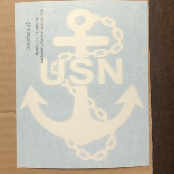 Other | Us Navy Anchor Window Decal | Poshmark